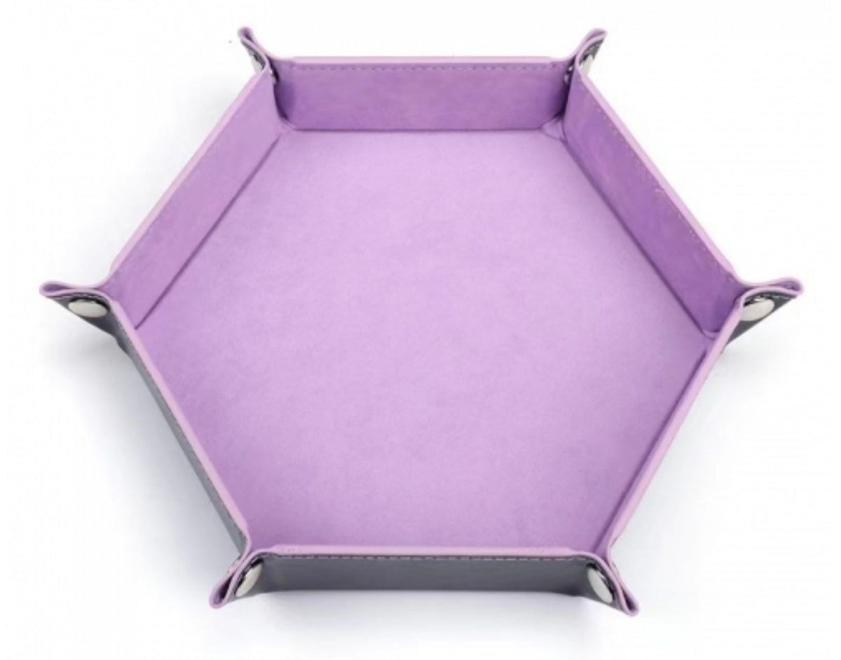 Hexagonal Dice Tray (lilac) – Beholders Gaze