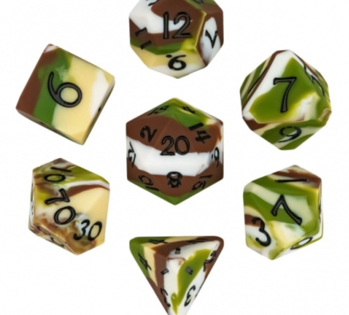 Camo (silicone dice set) – Beholders Gaze
